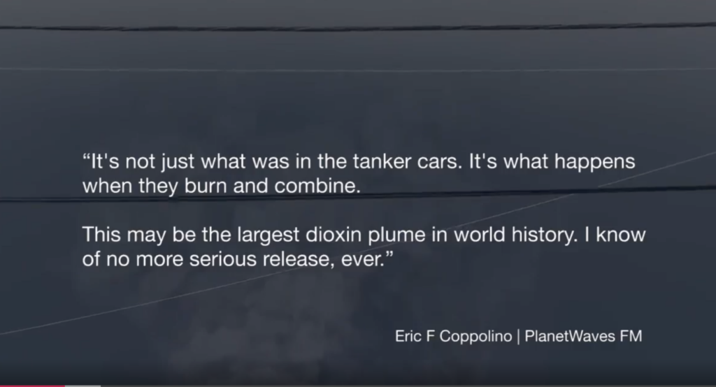 Ohio Chemical Disaster – Synthetic Agenda